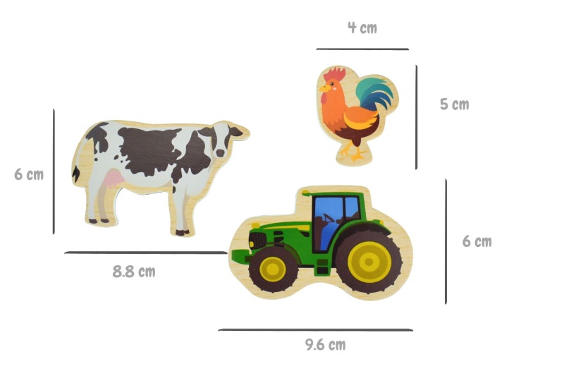 Aussie Farm Fridge Magnets 35pcs at My Wooden Toys