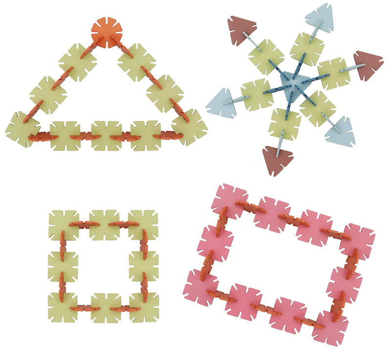 Connectagons Wooden Construction Snow Puzzle - My Wooden Toys