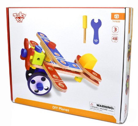 Wooden DIY Construction Set Planes - My Wooden Toys