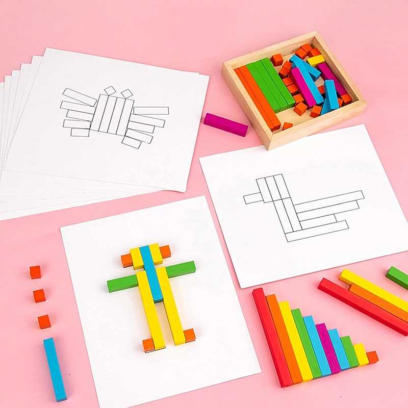 Cuisenaire Rods in Box - My Wooden Toys