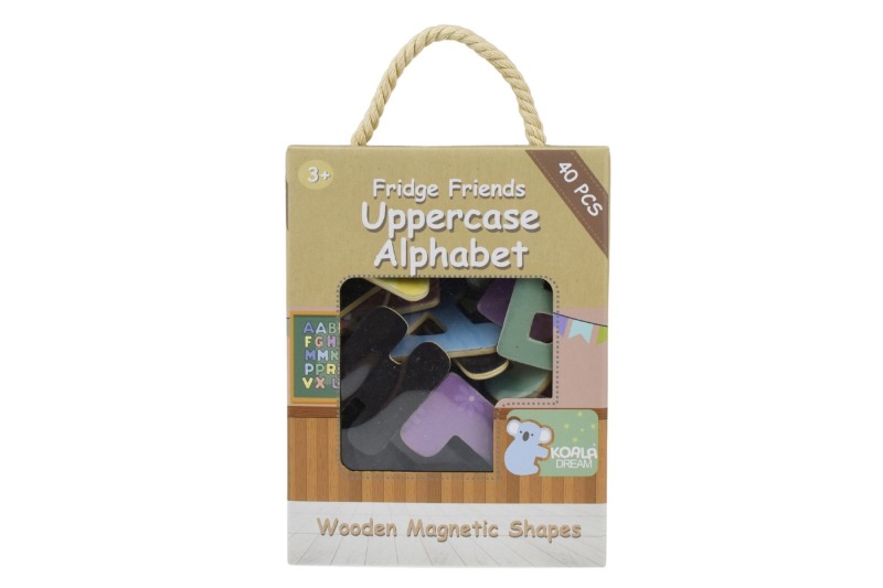 Magnetic Letters Uppercase at My Wooden Toys