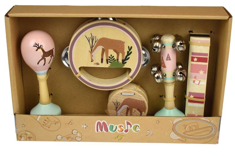 Music Set Deer 5pc at My Wooden Toys