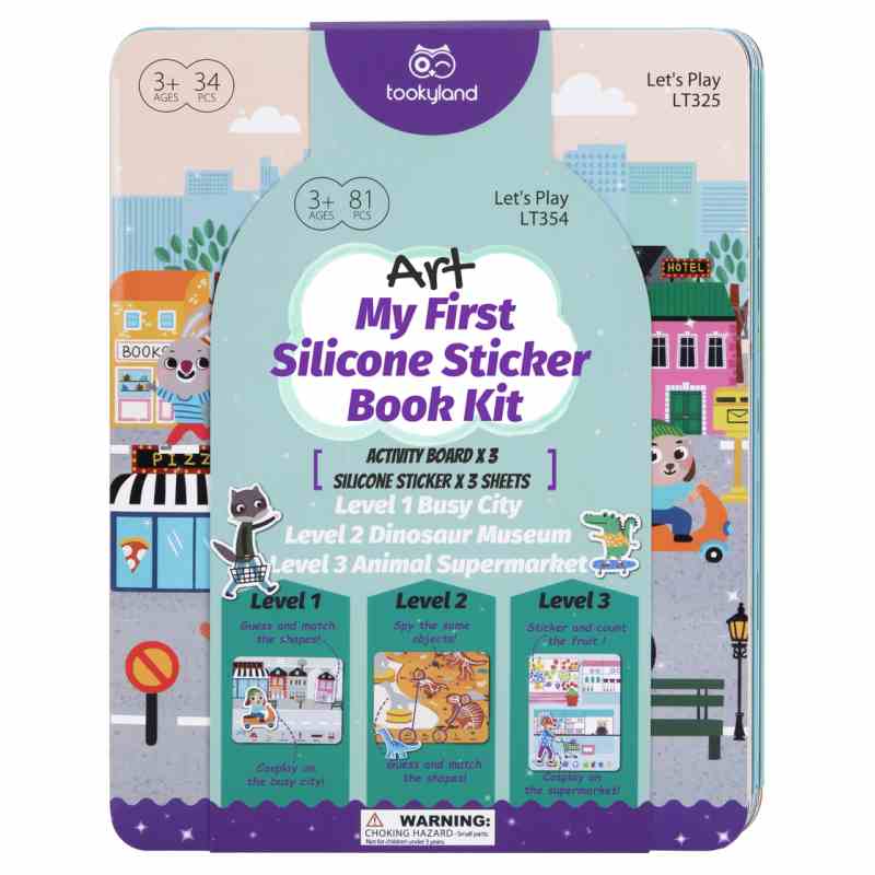 Silicone Sticker Book City at My Wooden Toys