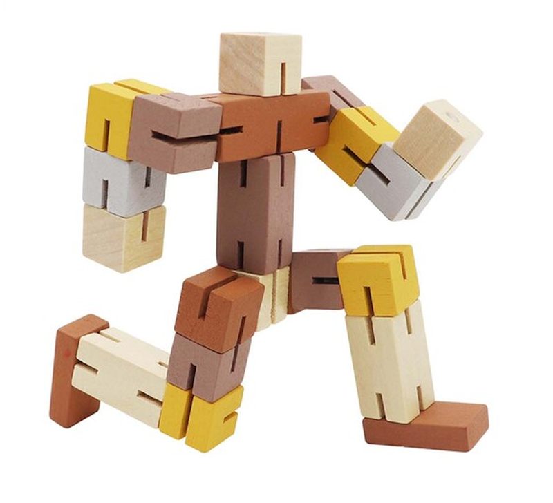 Transformer Cube Robots Set of Three - My Wooden Toys