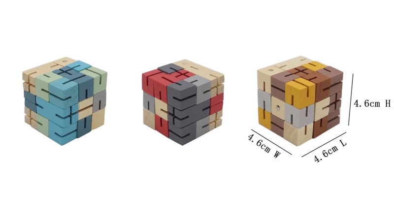 Transformer Cube Robots Set of Three - My Wooden Toys