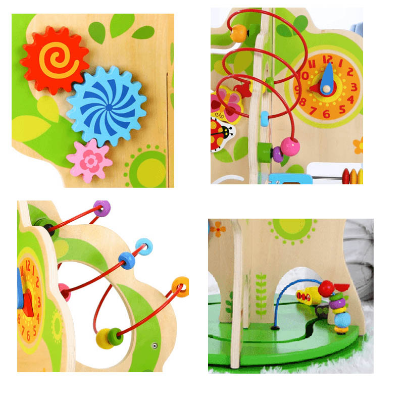 Wooden Tree Rotating Activity Centre - My Wooden Toys