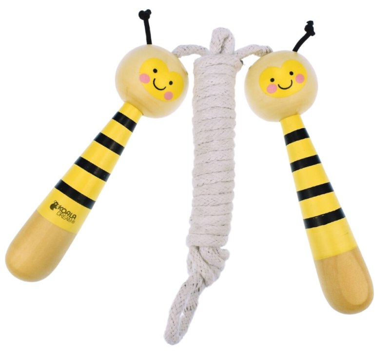 Wooden Adjustable Skipping Rope Bee
