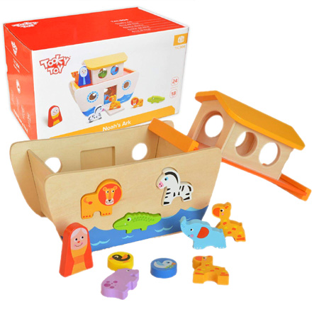 Wooden Toy Noah's Ark - MyWoodenToys