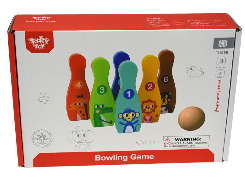 Jungle Skittle Bowling Set at My Wooden Toys