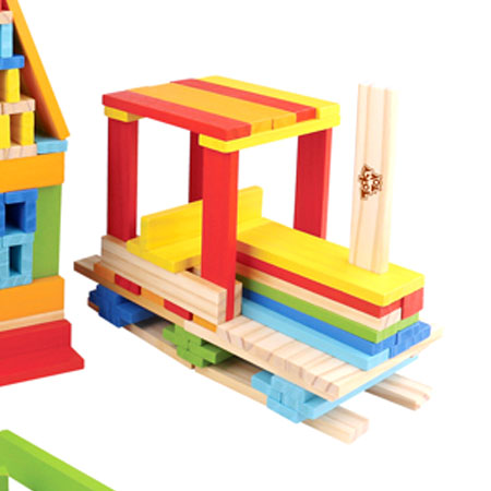 Wooden Building Planks 150 Pieces - STEM - My Wooden Toys