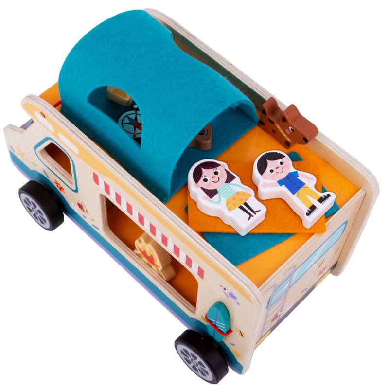 Wooden Camper Van RV Playset - My Wooden Toys