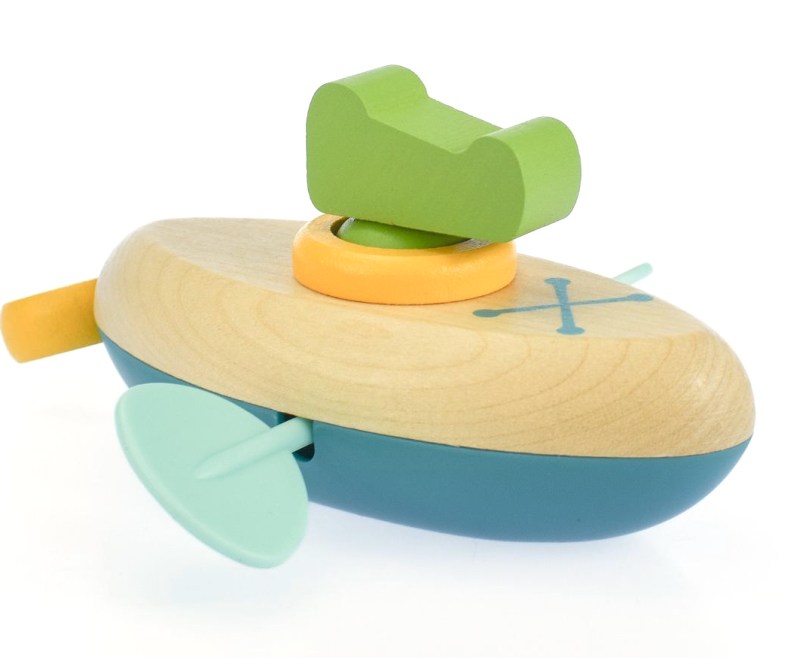 Clockwork Crocodile Bath Boat at My Wooden Toys