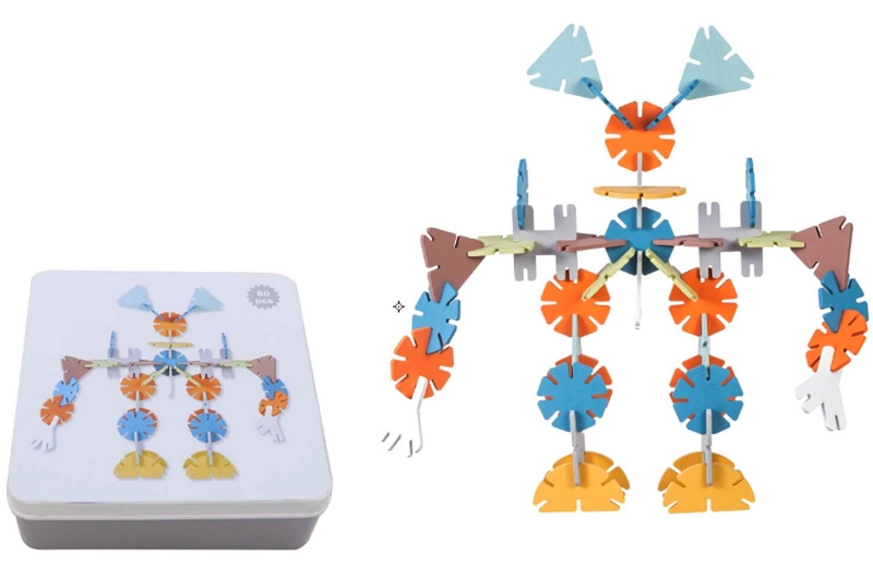 Connectagons in Tin Box at My Wooden Toys