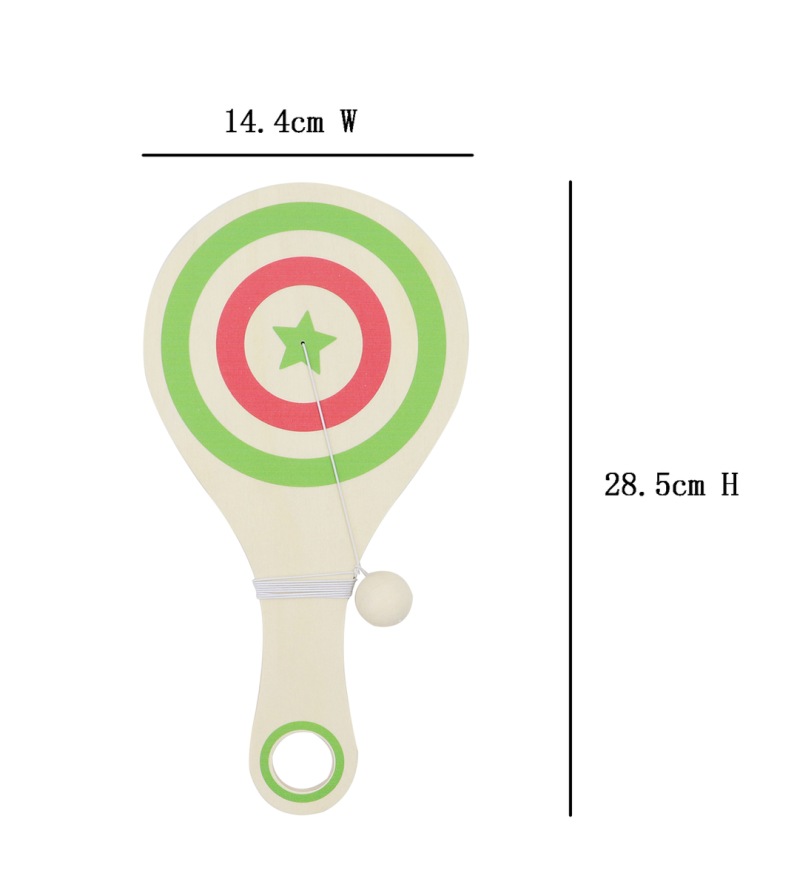 Elastic Paddle Bats Set of 4 - My Wooden Toys