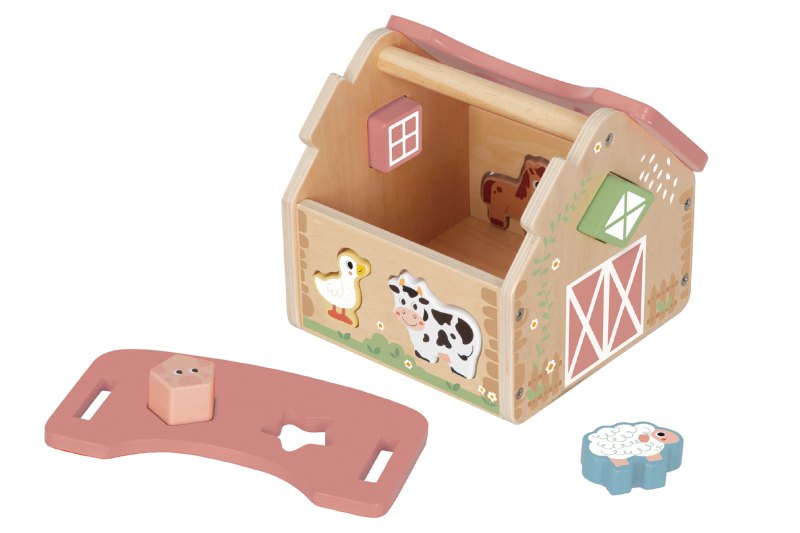 Farmhouse Shape Sorter at My Wooden Toys