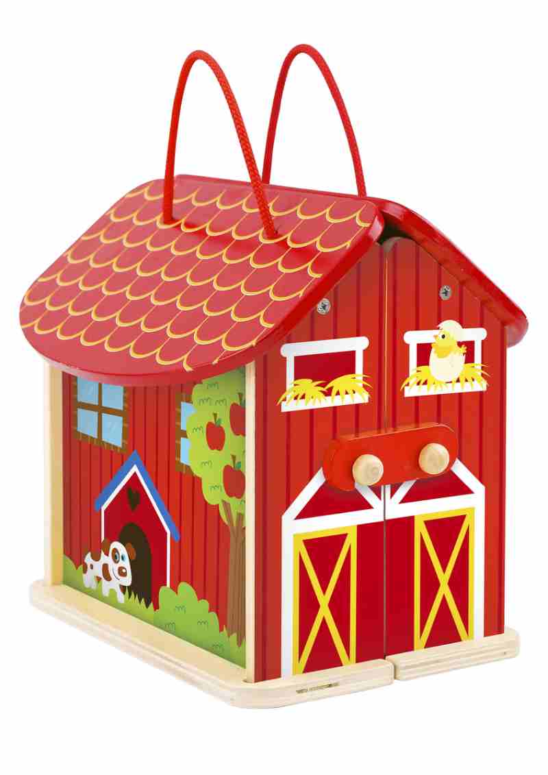 Farm Playset Carry Box at My Wooden Toys