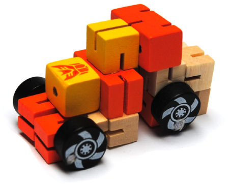 Mini Wooden Transformer Fidget Toy - My Wooden Toys