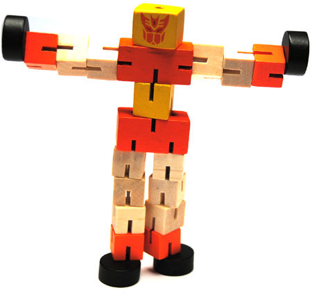 Mini Wooden Transformer Fidget Toy - MyWoodenToys