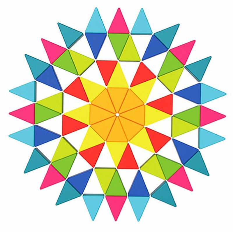 Wooden Mosaic Octagon Puzzle - My Wooden Toys