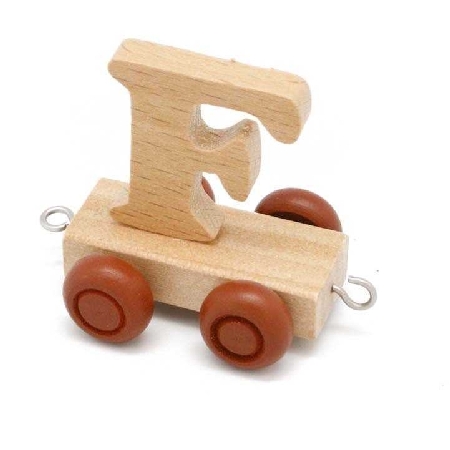 Wooden Personalised Name Train - Letter F - My Wooden Toys