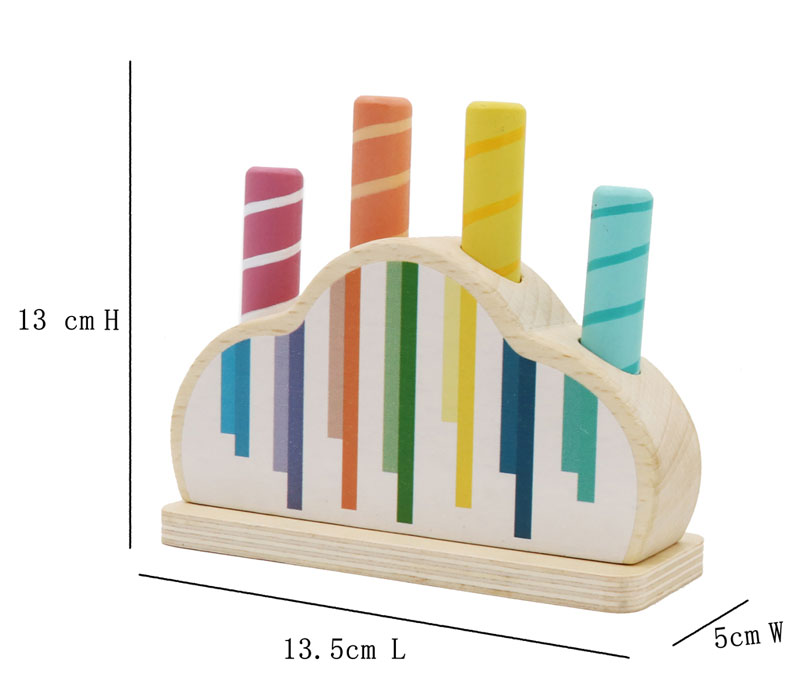 Springing Wooden Pop Up Infant Toy - My Wooden Toys