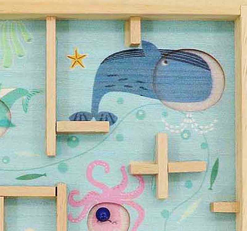 Wooden Sea Animal Labyrinth at My Wooden Toys