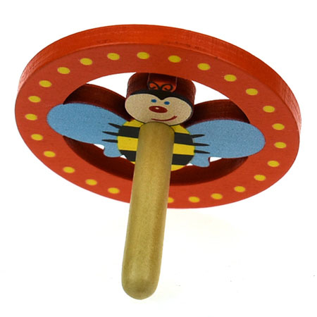 Wooden Spinning Top Toy Mywoodentoys