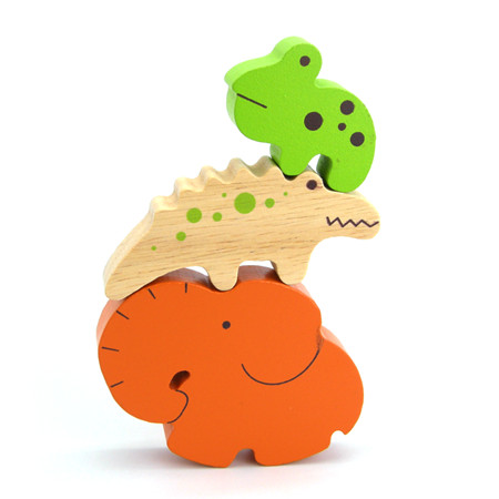 Wooden Stacking Puzzle Creatures- My Wooden Toys