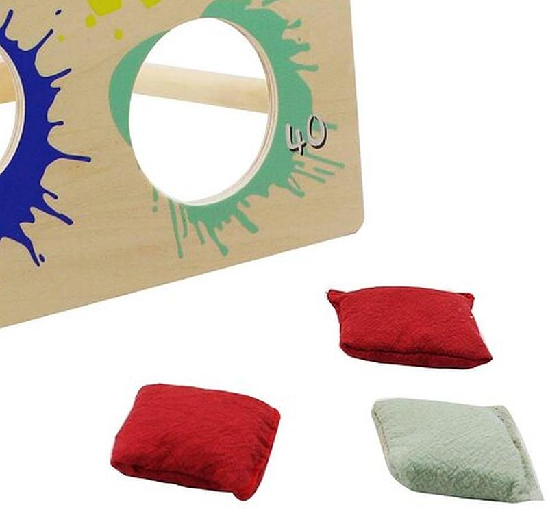 Toss the Bean Bag Game at My Wooden Toys