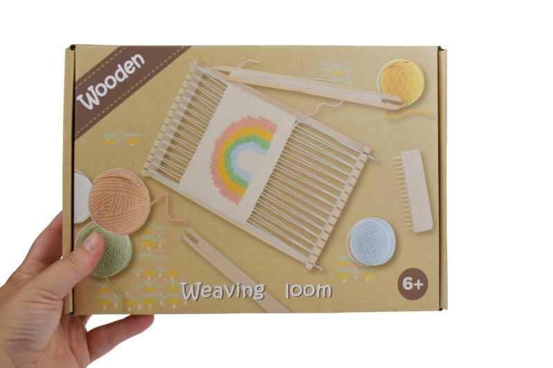 Children's Weaving Loom Set - My Wooden Toys